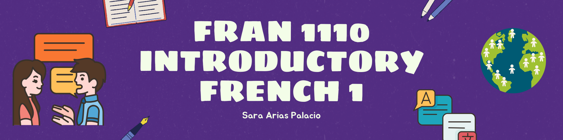 课程信息 | FRAN1110_01 - Introductory French 1 (Fall 2024) | TRU Moodle