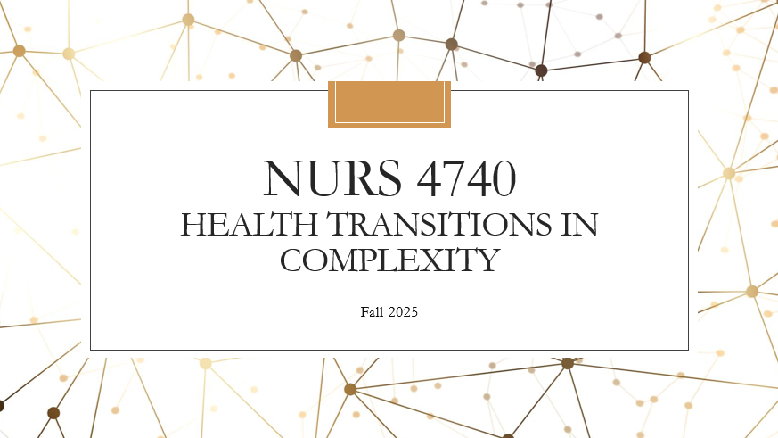 Thông tin về khoá học | NURS4740_01 - Hlth Promo 8:Hlth Transitions ...