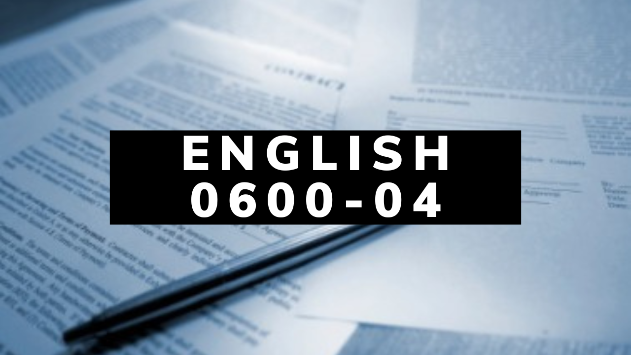 Maklumat kursus | ENGL0600_04 - Literature & Composition (Fall 2025 ...